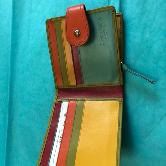 rfid | Bags | Rfid Multi Color Wallet | Poshmark